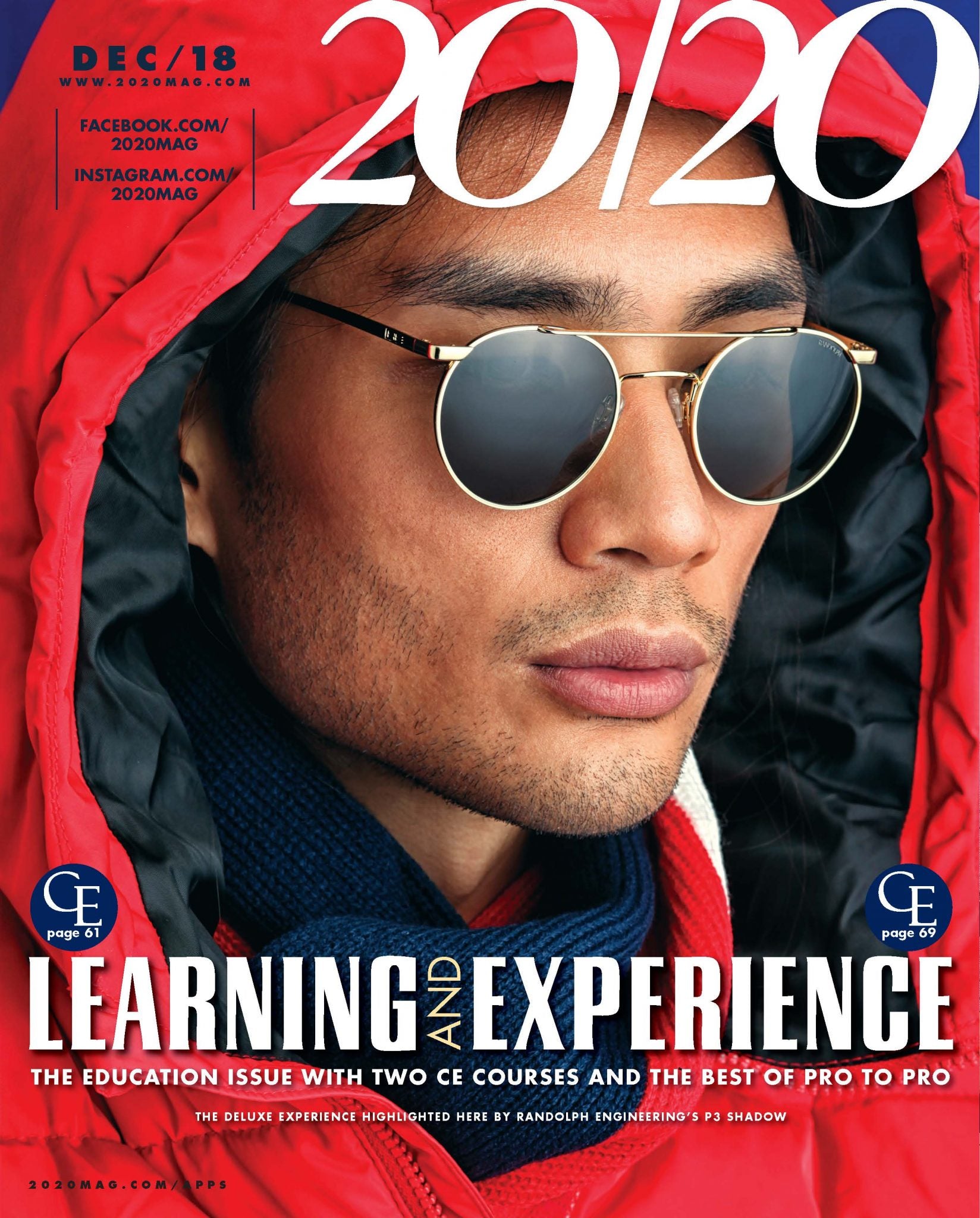 20/20 Magazine Features Randolph’s P3 Shadow: December 2018 Cover ...
