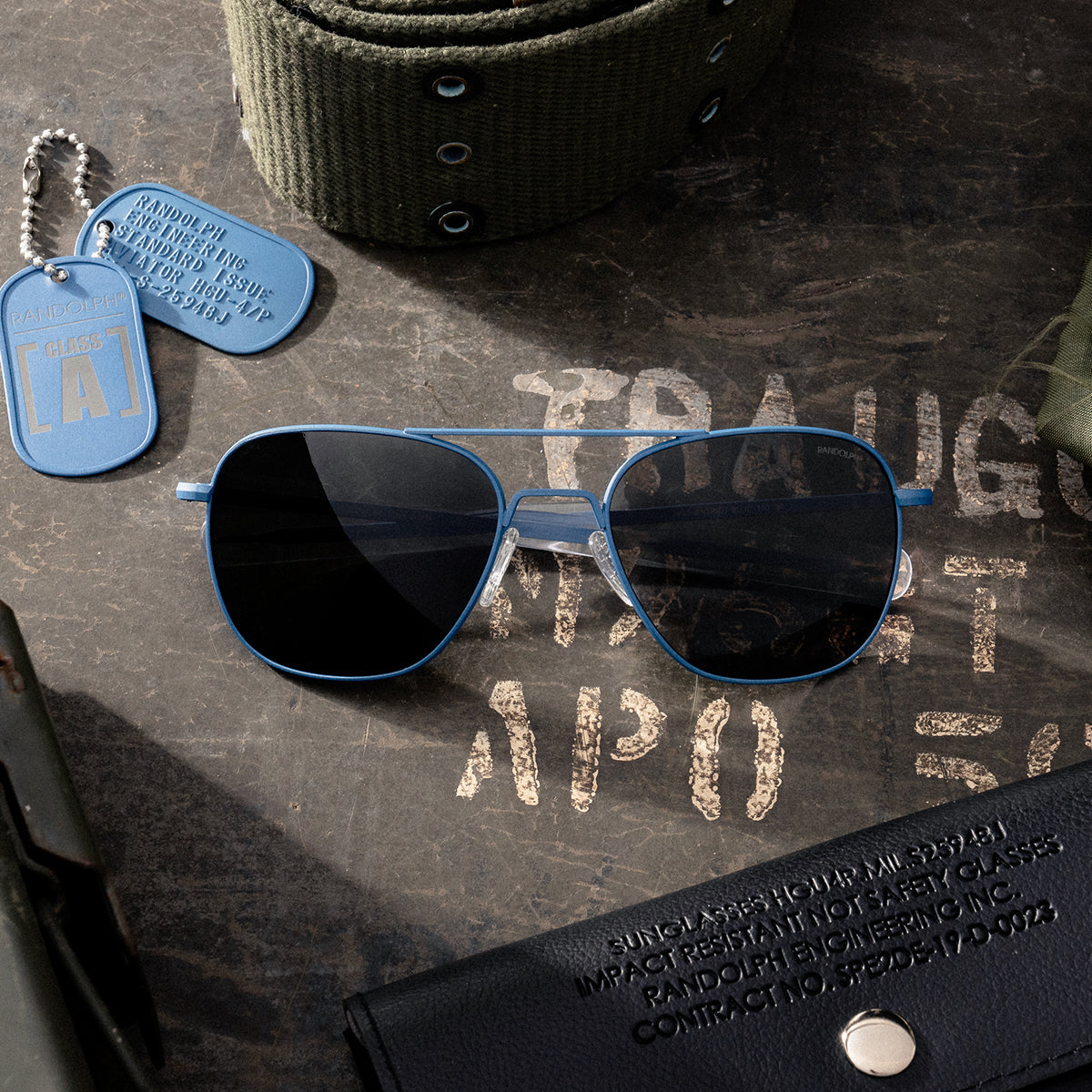 Class A Aviator - Inspired by the Military - Patriot Blue Sunglasses ...
