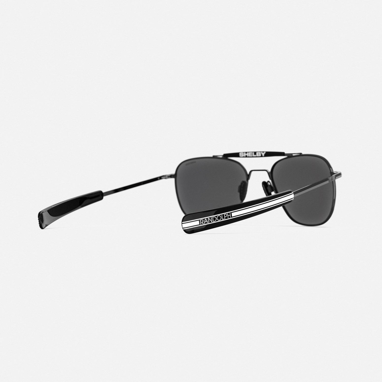 Randolph x Shelby - Aviator II - Black Chrome & Apex Gray – Randolph USA