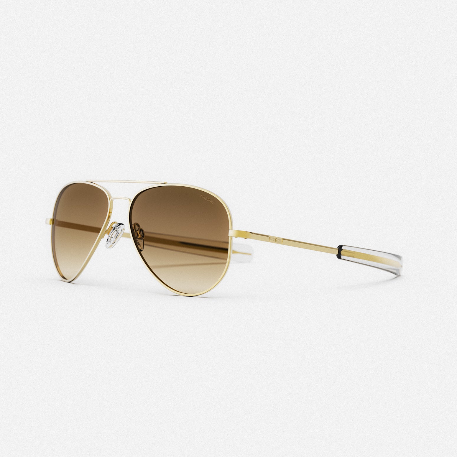 Concorde - 23k Gold & Tan Gradient XL Sunglasses | | Randolph USA