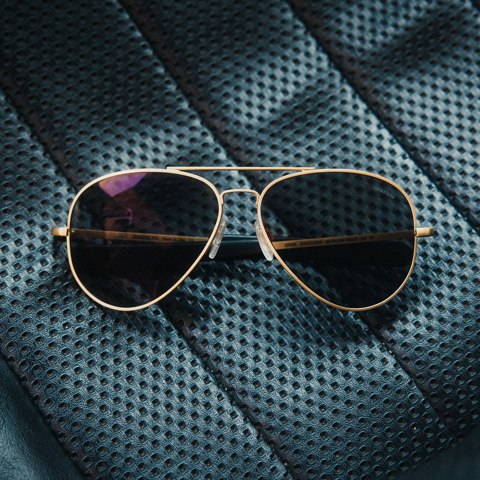 Randolph USA - Driveworks Sunglasses - 23k Satin Gold & Apex Gray