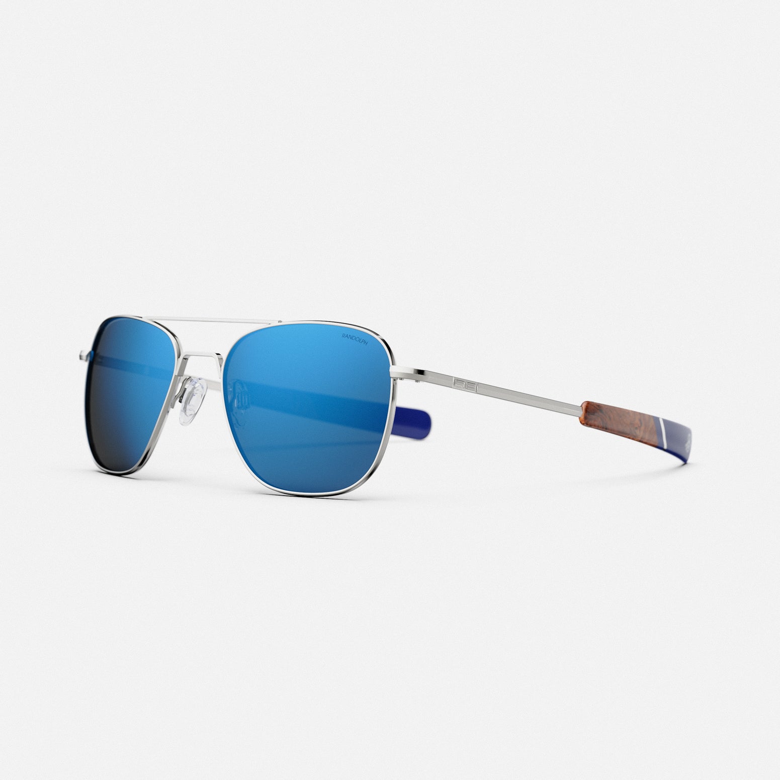 Aviator Sunglasses - Gunmetal & Atlantic Blue | Randolph USA