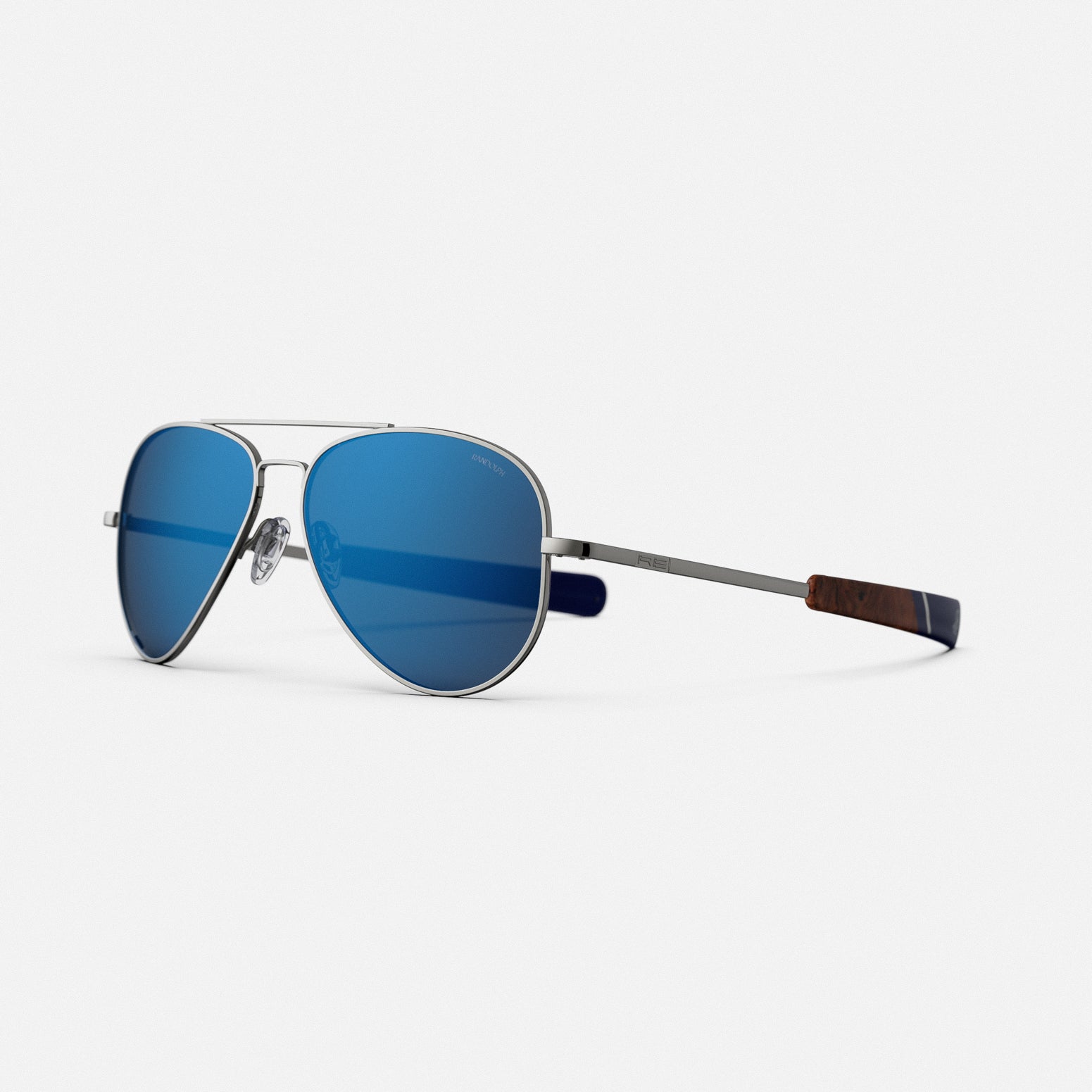 Concorde Aviator Sunglasses - Gunmetal & Atlantic Blue | Randolph USA