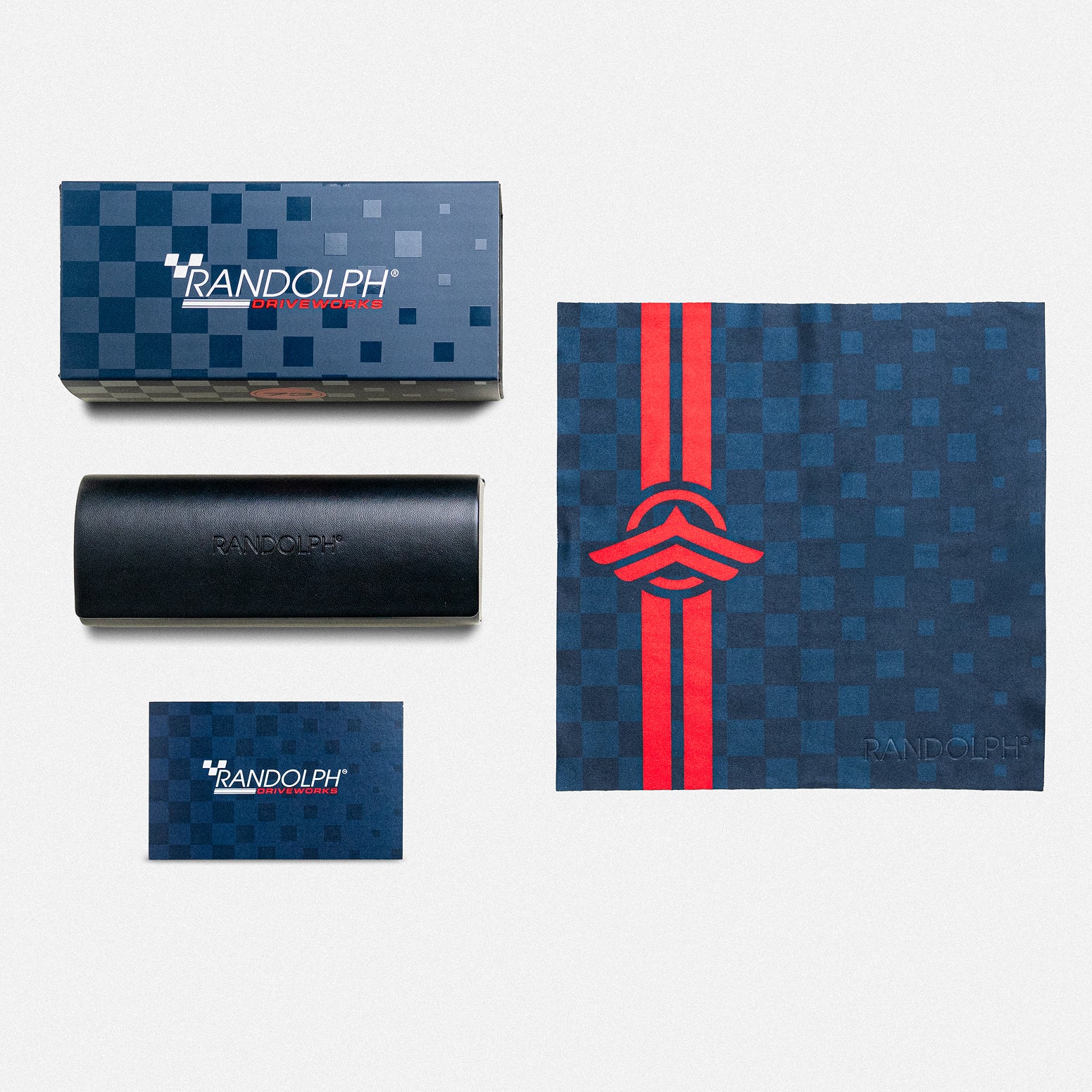 Randolph USA - Driveworks Aviator - Matte Black & Redline