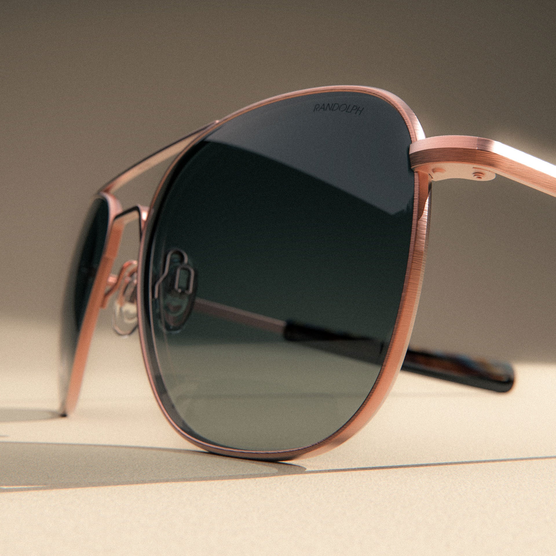 Aviator - 22k Satin Rose Gold | Randolph USA