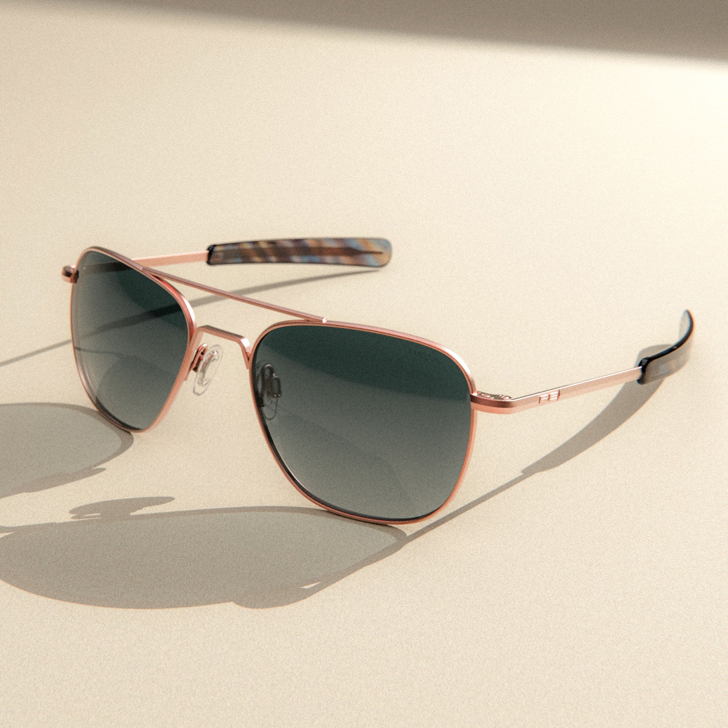 Aviator - 22k Satin Rose Gold | Randolph USA