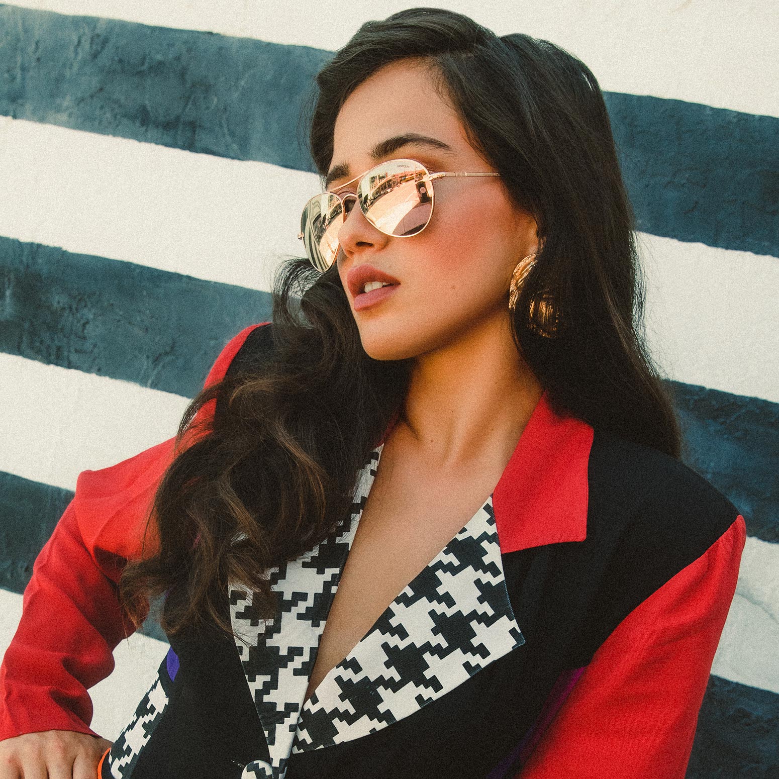 Amelia - 22k Rose Gold lens & Rose Gold frame Women Aviators – Randolph USA