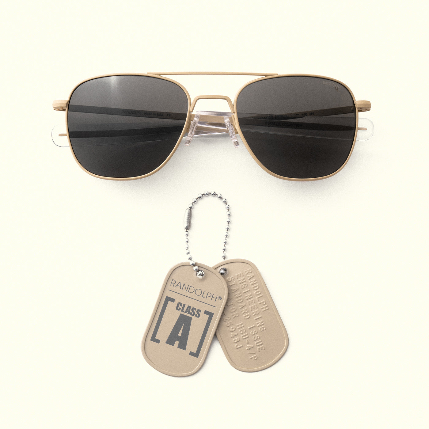 Class A Aviator - Inspired by the Military - Desert Sand Sunglasses ...