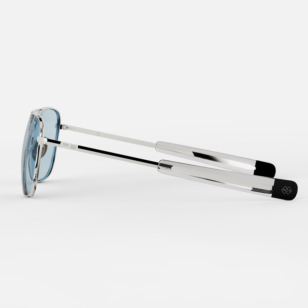 Aviator - 23k White Gold Sunglasses | Randolph USA