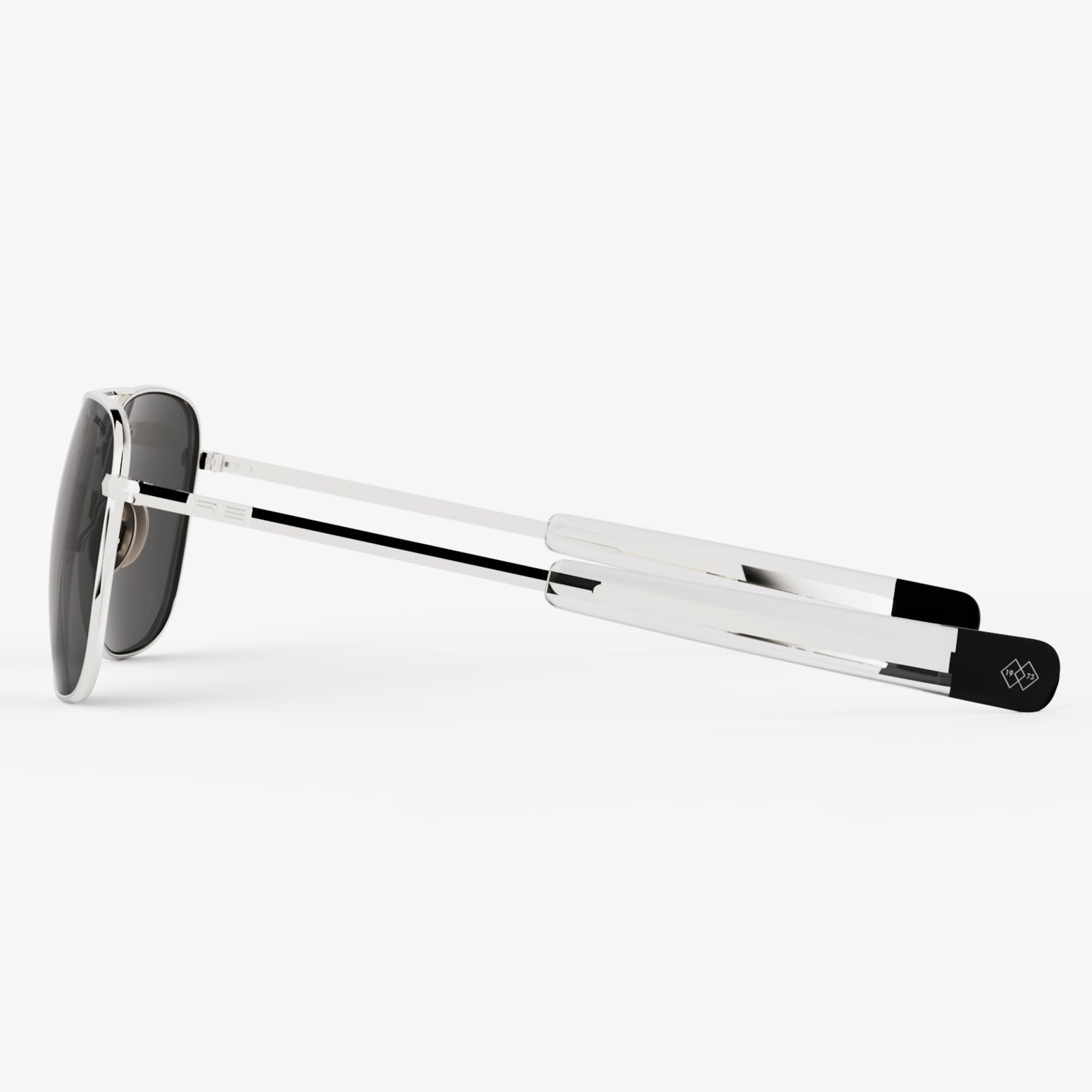 Aviator - 23k White Gold Sunglasses | Randolph USA